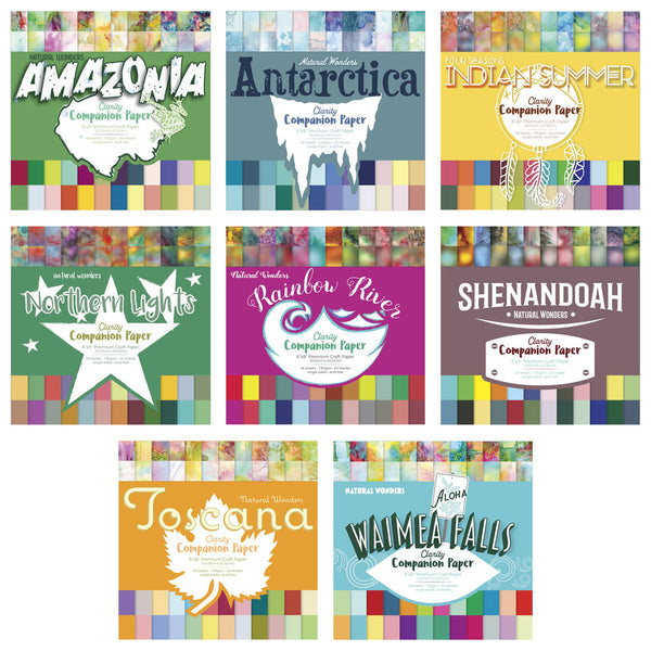 Complete Companion Paper Collection 8" x 8" (Single-Sided) – Pergamano