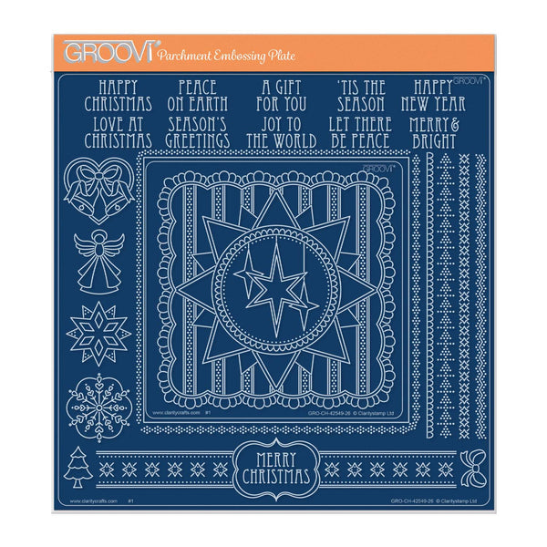 Plate Mate for Midi Plates & Christmas Star French Lace Groovi Plate ...