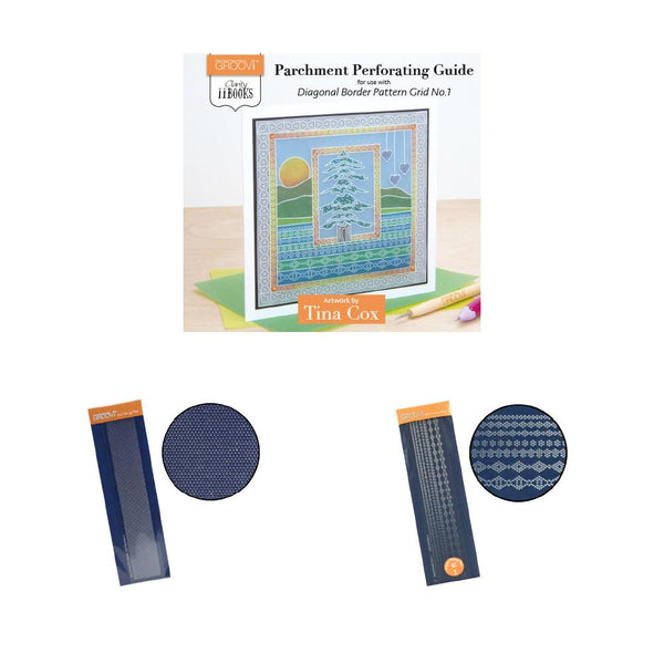Clarity ii Book: Parchment Perforating Guide Bundle for Diagonal Borde ...