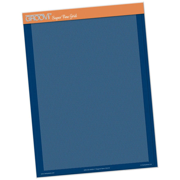 Groovi A4 Super Fine Diagonal Piercing Grid – Pergamano