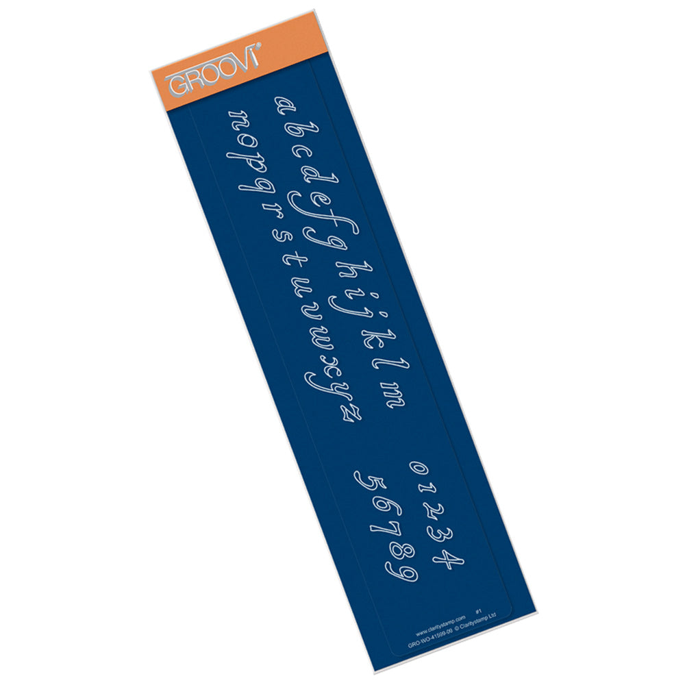 Italian Cities Alphabet - Lower Case Groovi Border Plate – Pergamano