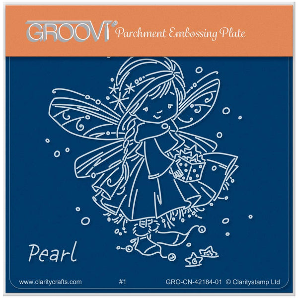 Pearl - Christmas Poppet A6 Square Groovi Plate – Pergamano