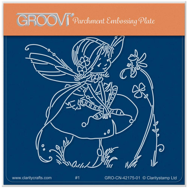 Pixie - Whimsy Poppet A6 Square Groovi Plate – Pergamano