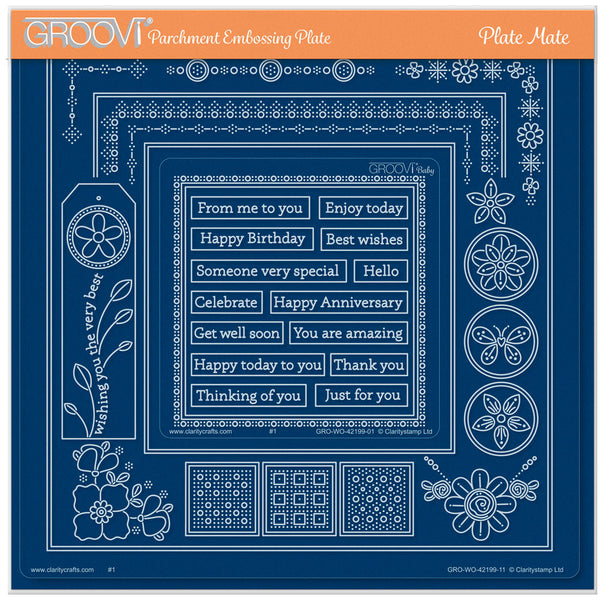 Tina's Layering Plate Mate for A6 Square Plates – Pergamano