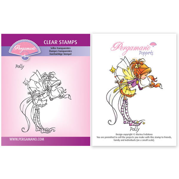 Whimsy Poppets - Polly Stamp Artwork by Marina Fedotova – Pergamano
