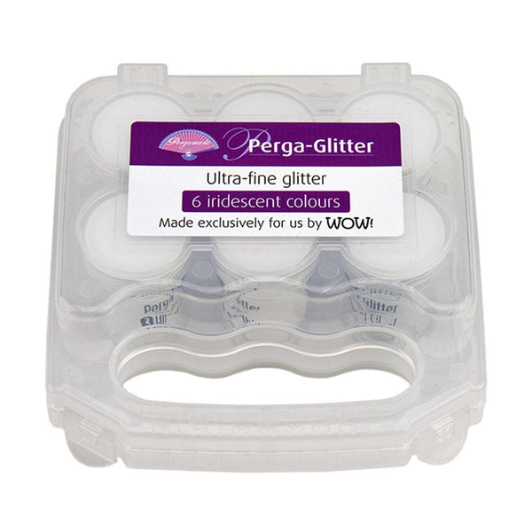 Perga-Glitter Ultra-Fine Glitter (6 Pots) – Pergamano